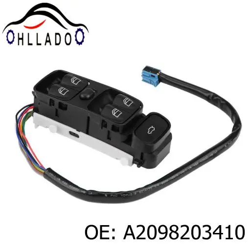 HLLADO Car Auto Power Master Electric Window Switch A2098203410 ...