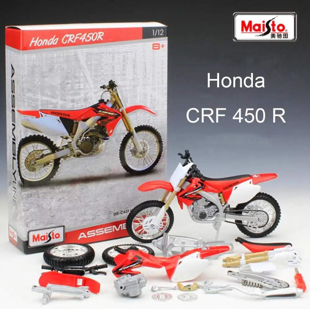 Maisto 1/12 1:12 Scale Honda CRF 450 R Off Road Motocross Motorcycle ...