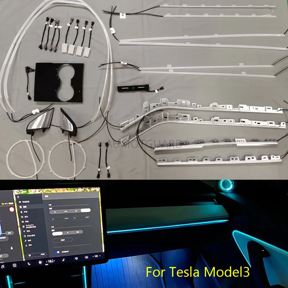 Decorate-Inter-Lamp-Touch-Control-For-Tesla-Model3-Model-3-2019-2020 ...