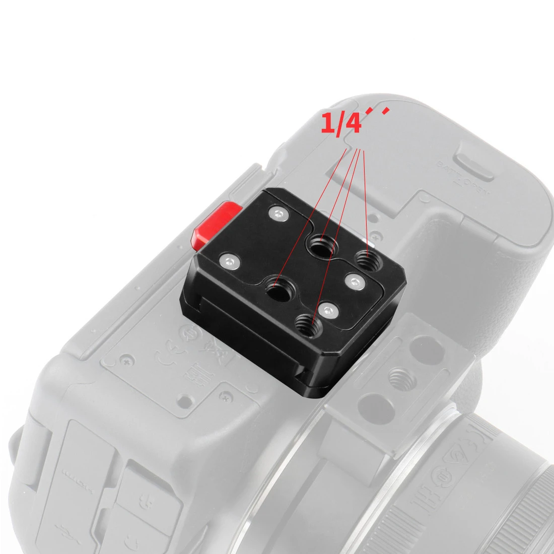 Universal Portable V Port Battery Mount QR Board Quick Release Plate DSLR Camera Stabilizer ...