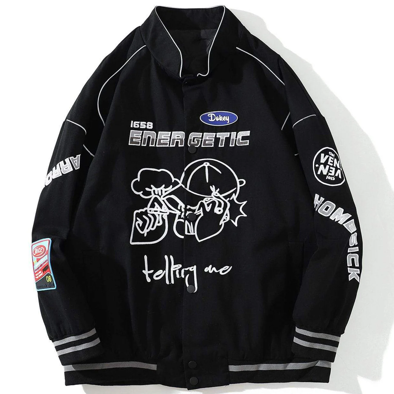 VENCEDE-Black-Hip-Hop-Streetwear-Energetic-Jacket-With-Reflective ...