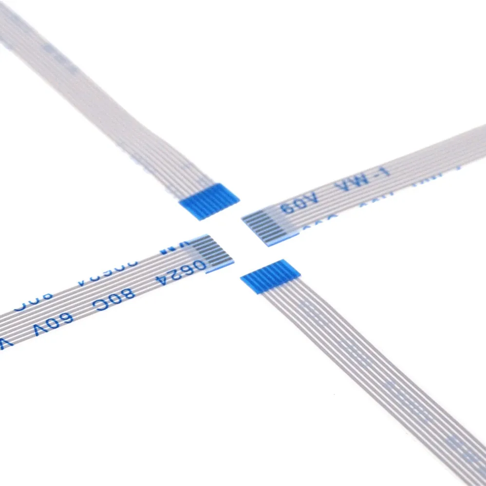 Cable plano Flexible 8 P FFC FPC, Cable de paso de 8 pines y 100mm, 50, 60, 80, 0,5, 100, 150 ...