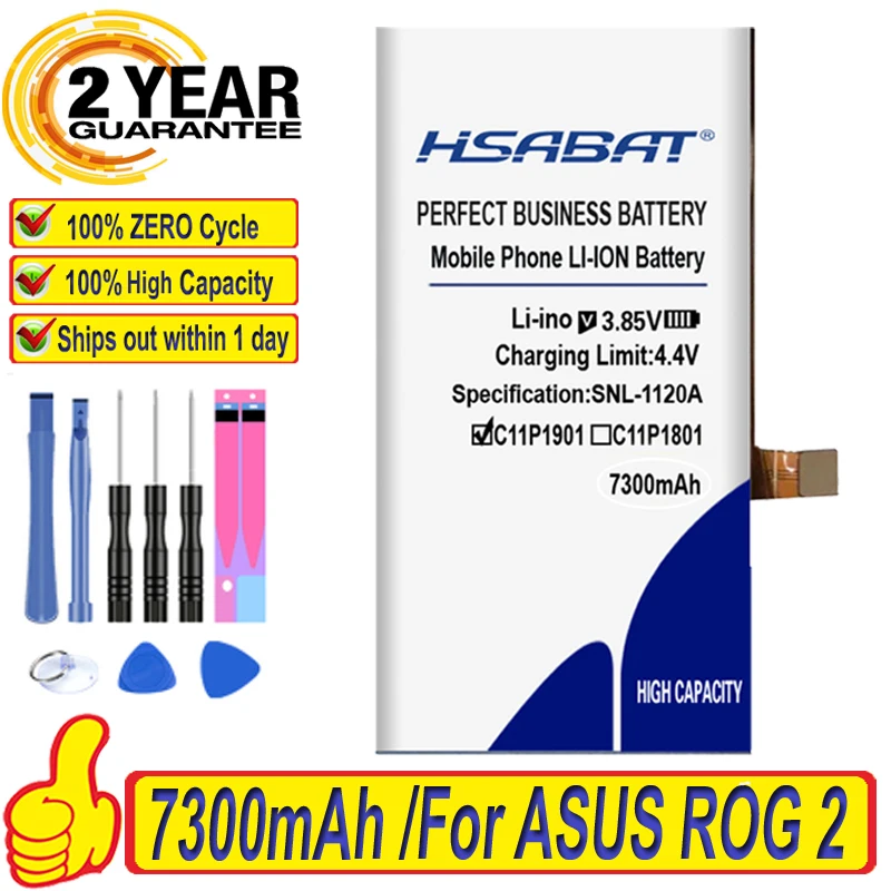 Top-100-New-7300mAh-C11P1901-Battery-for-ASUS-ROG-2-ROG2-ROG-Game-Phone ...