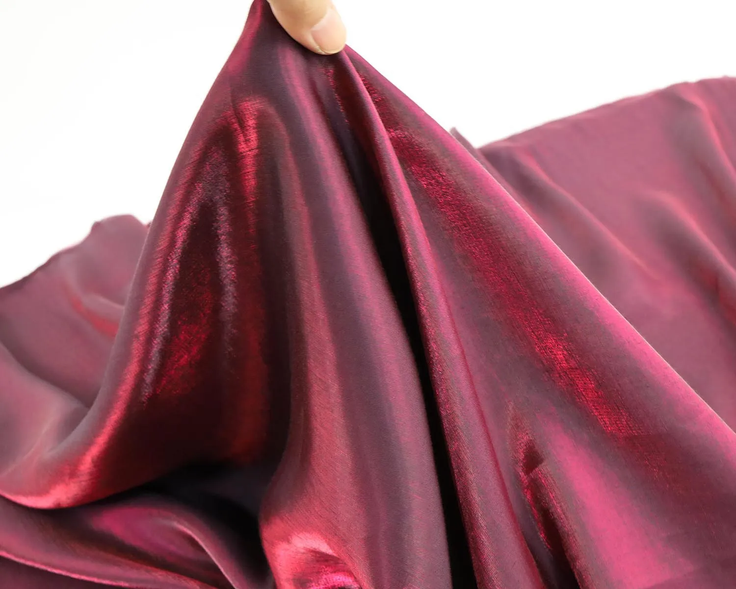 Red Satin Fabric