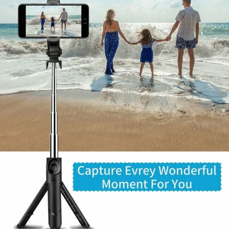 4 In 1 Wireless Bluetooth Selfie Stick Tripod Foldable Mini Tripod