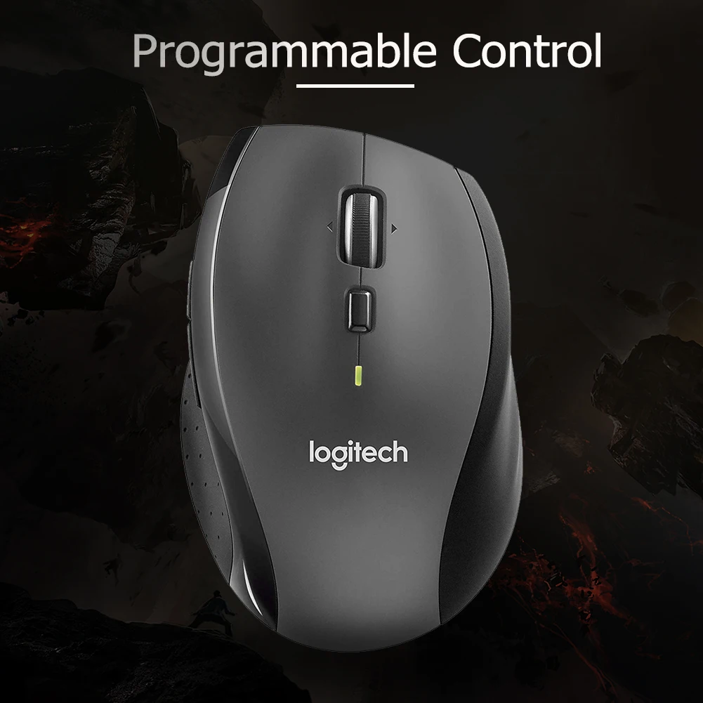 Ergonomic Hyper-fast Scrolling Logitech M705 Wireless Mouse 3 Year ...