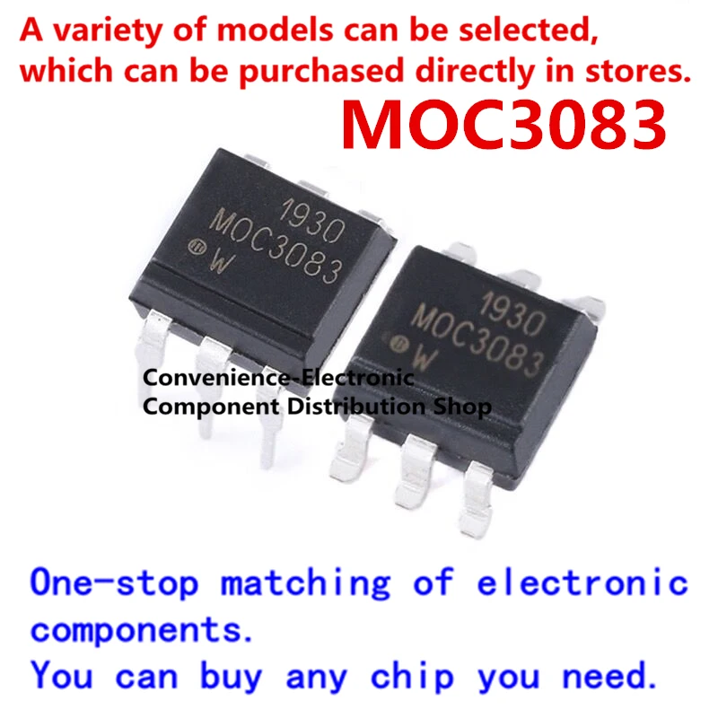 Paquete-de-10-unids-lote-de-MOC383M-MOC3083-SMD-MOC3083VM-DIP-6-MOC3083 ...