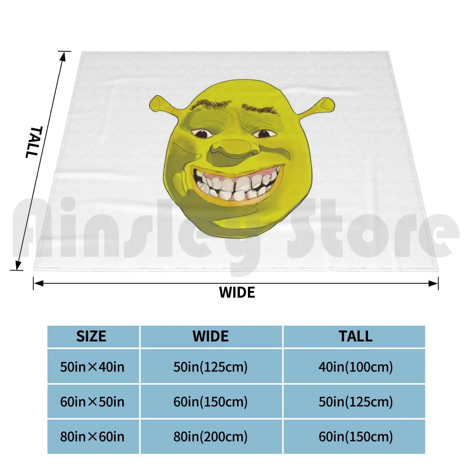 Shrek Face Drawing