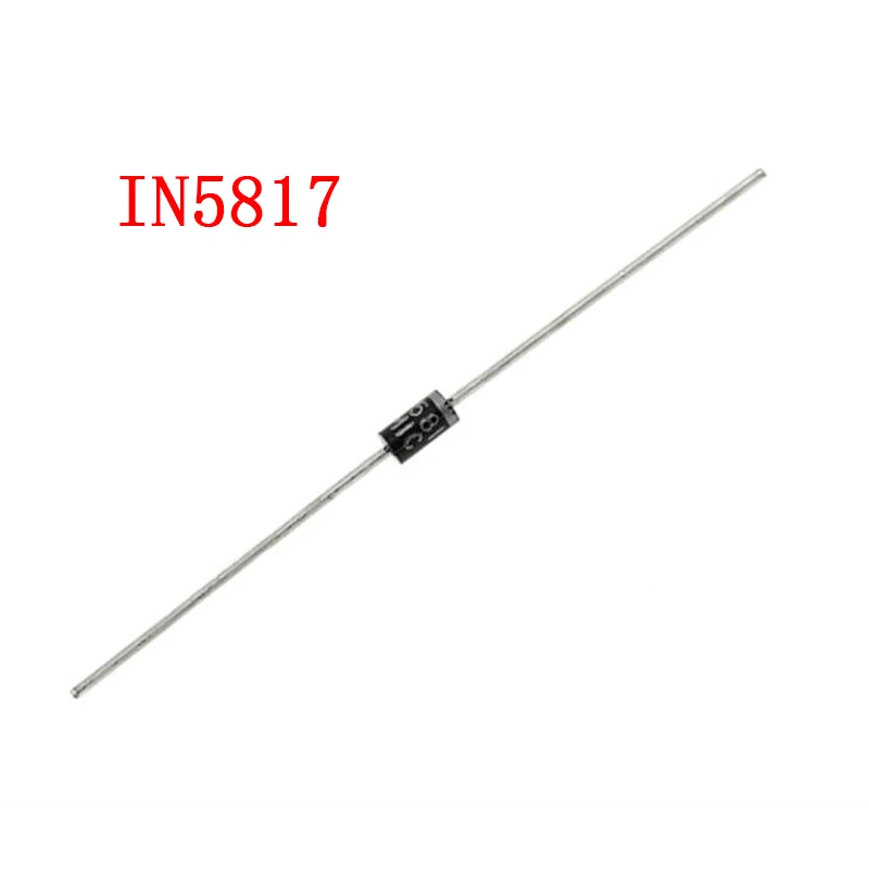100PCS IN5817 DO-41 1A 20V SCHOTTKY DIODE 1N5817 - AliExpress 502