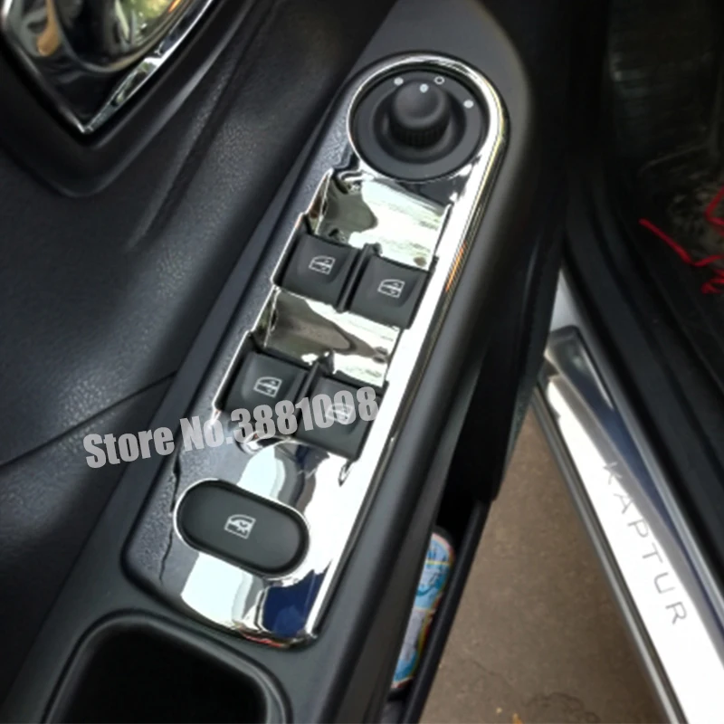 ABS Chrome For Renault Captur 2015 2016 2017 Car Styling Accessories ...