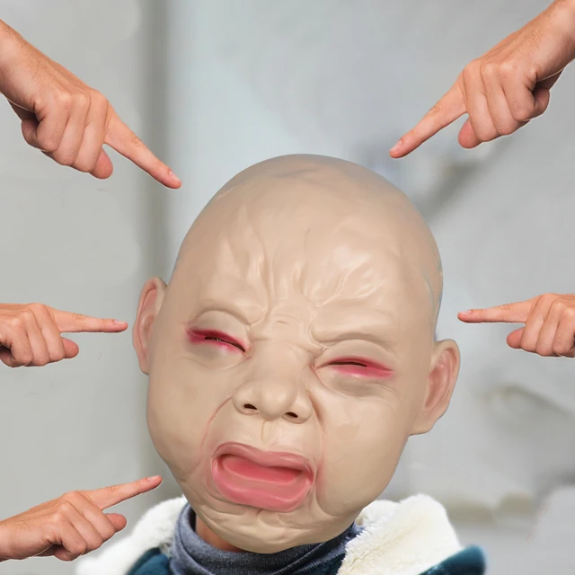 Baby Crying Face Mask