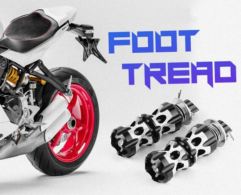 Motorcycle Parts Universal Footrest Motorcross Moto Scooter Fit for ...