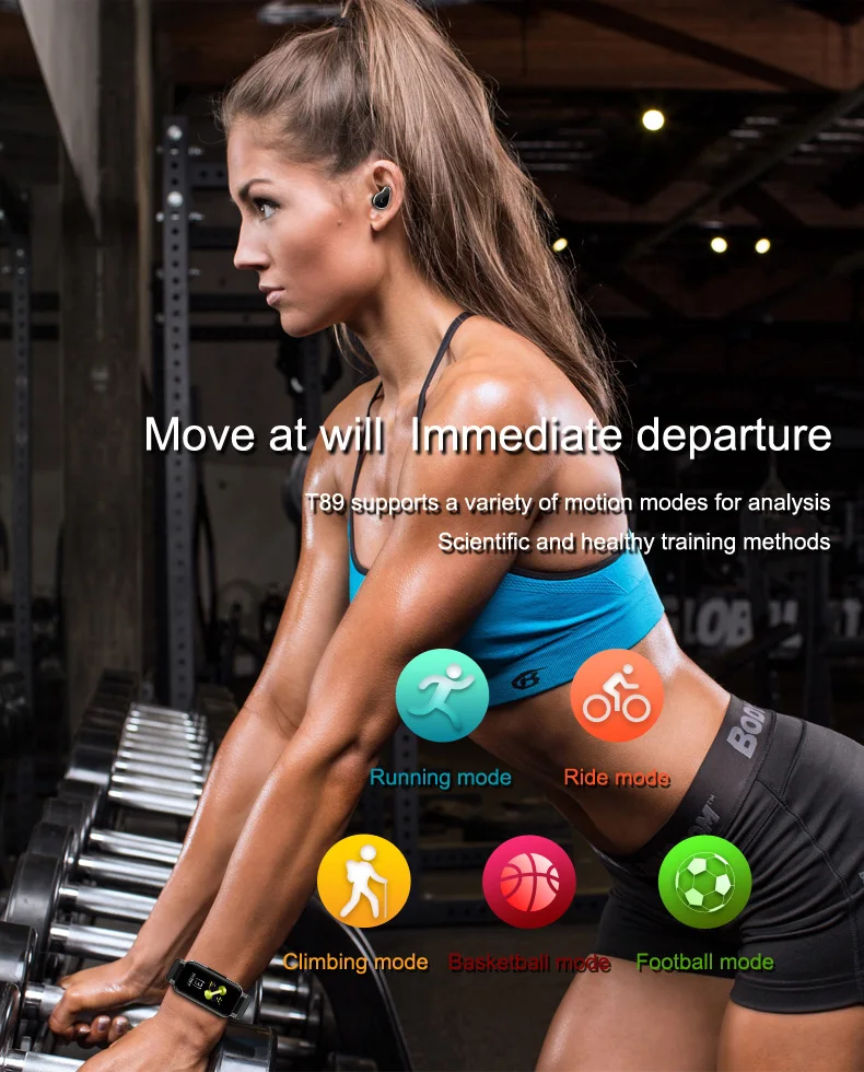 Reloj Smart Watch + Audífono Bluetooth 2 En 1 Tws T89 - InTouch Perú