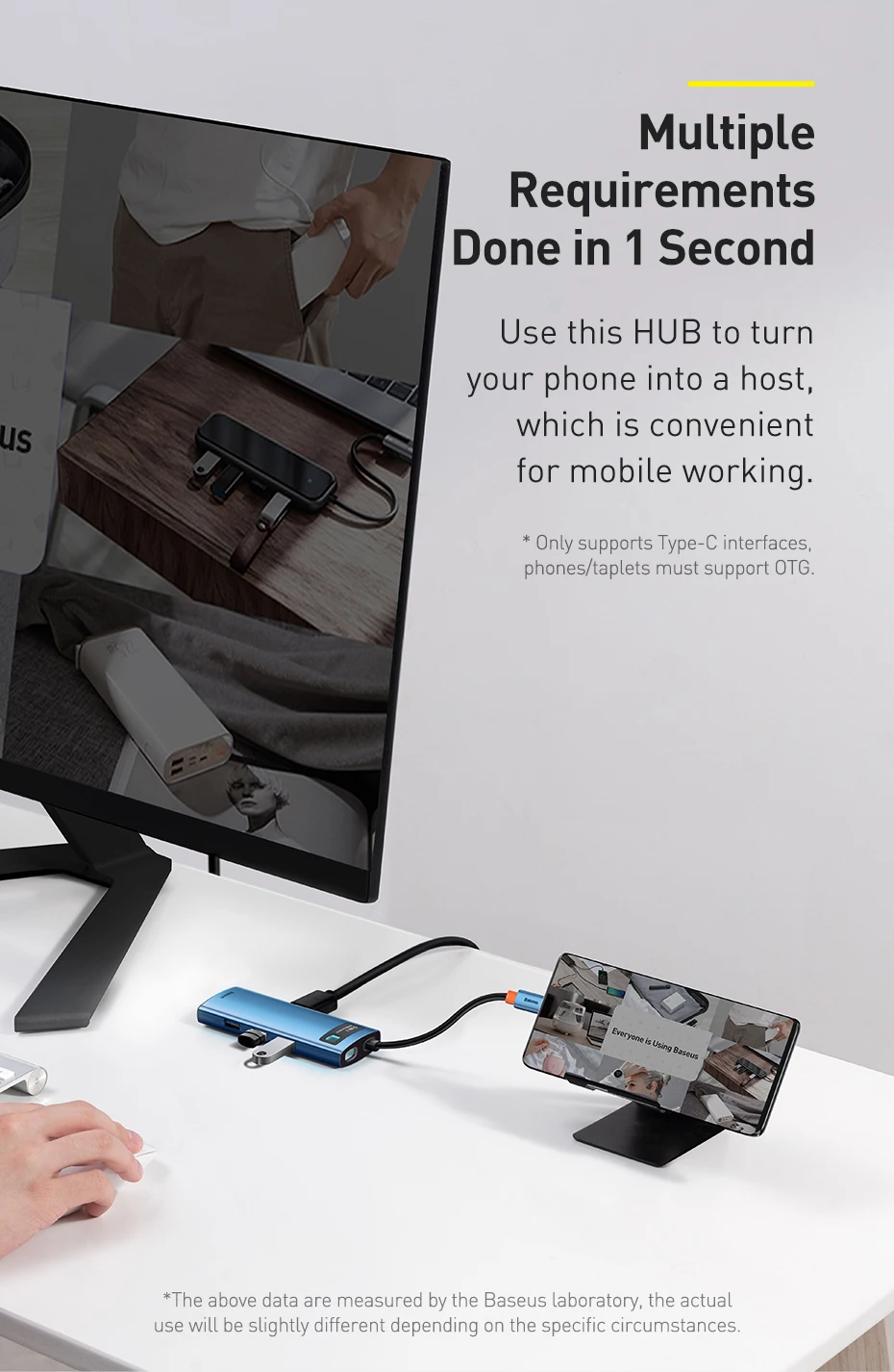 Baseus Metal Gleam Series 8-in-1 Multifunctional Type-C HUB | laptopcare