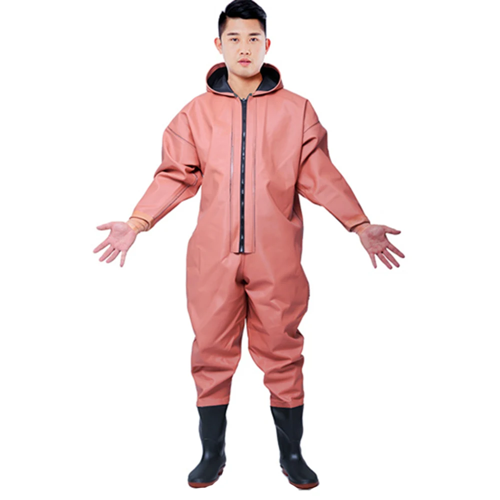 1mm Waterproof Fishing Breathable Chest Waders Respirant Shoes Fish ...