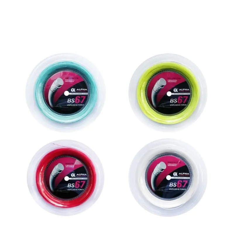 1-Reel-Alpha-BS67-0-66mm-200m-badminton-string-explosive-force-violent ...