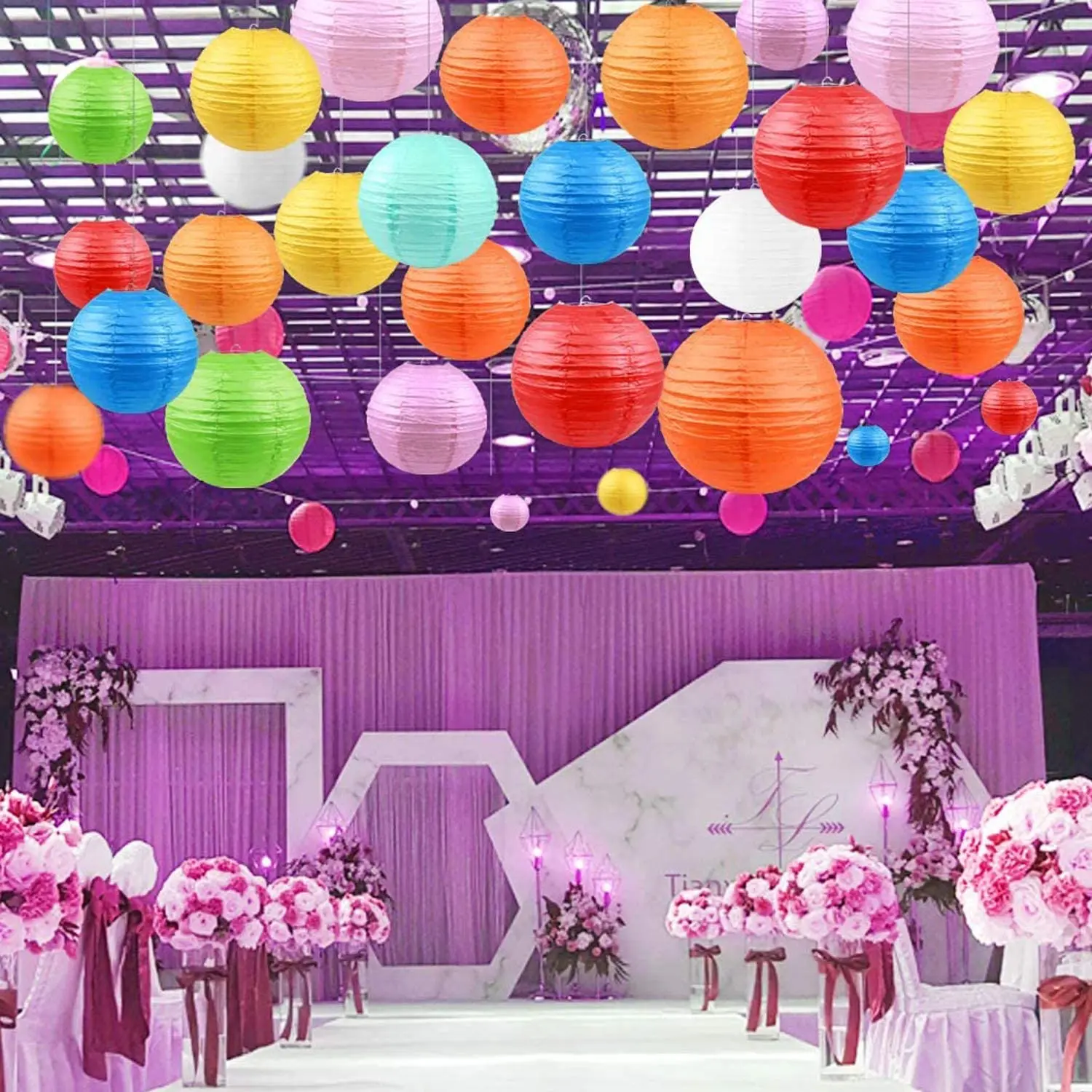 Colorful Paper Lanterns