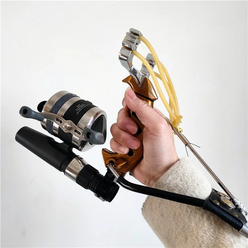 Powerful Multifunction Archery Target Shooting fish Slingshot Catapult ...