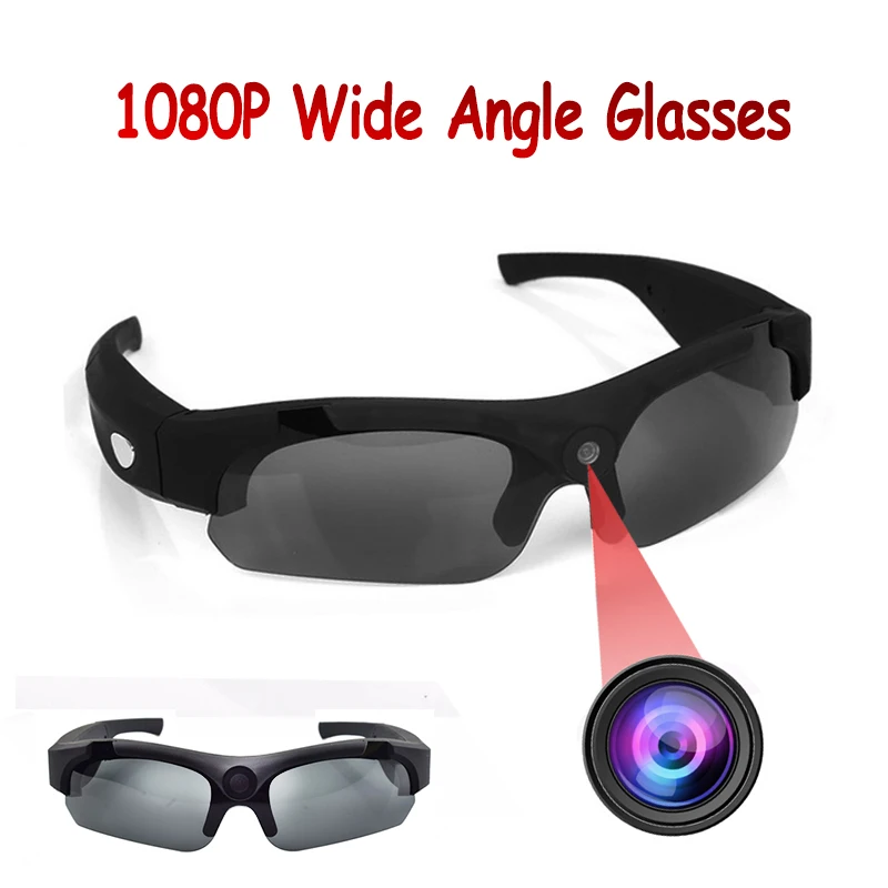 Wide-Angle-HD-Smart-1080P-Camera-Glasses-Black-Polarized-Lens ...