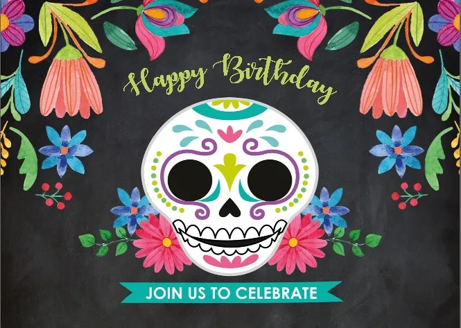 Happy Birthday Sugar Skulls