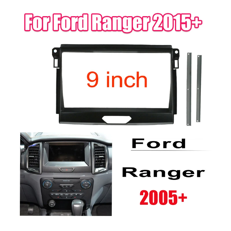 2-DIN-9inch-Car-Multimedia-DVD-CD-Radio-Player-Stereo-Fascia-Panel ...