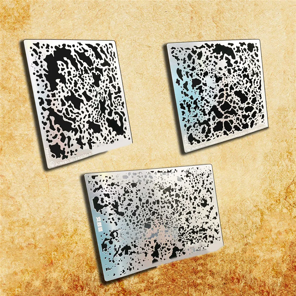 Model Corrosion Stain Stenciling Template Leakage Spray Plate AJ0057 ...