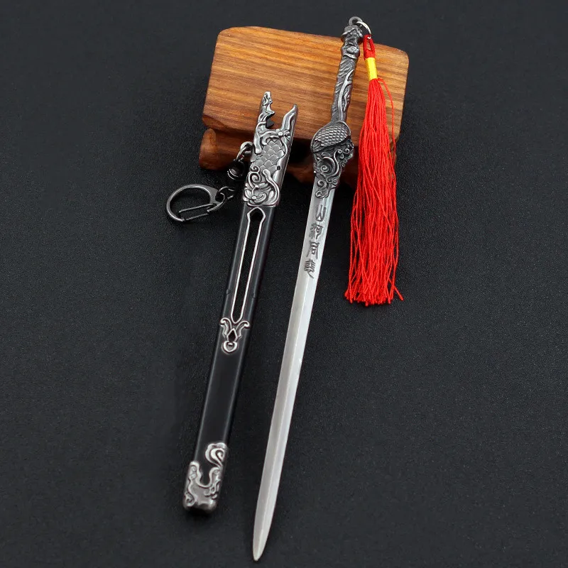 아연 합금 22cm 칼 칼집 무기 모델 Unblade 절묘한 키 체인 롤 플레잉 금속 오피스 장식 컬렉션 장난감|장난감 칼 ...