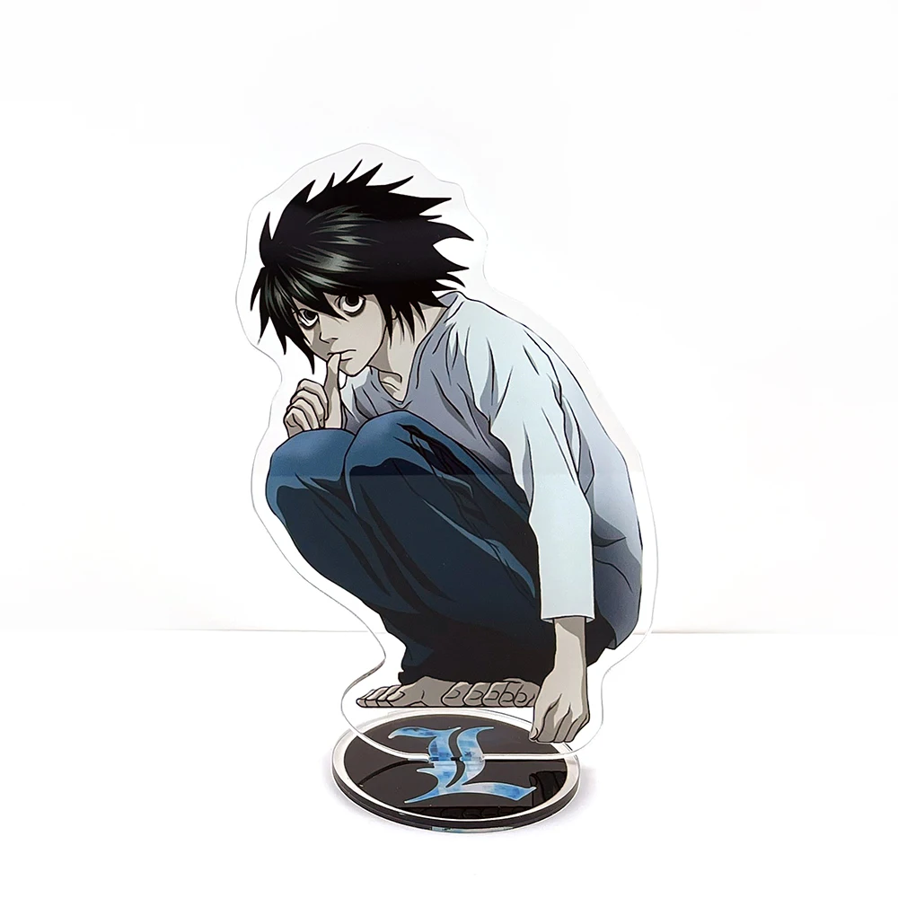Death Note L Squatting Acrylic Stand Figure Model Plate Holder Cake ...