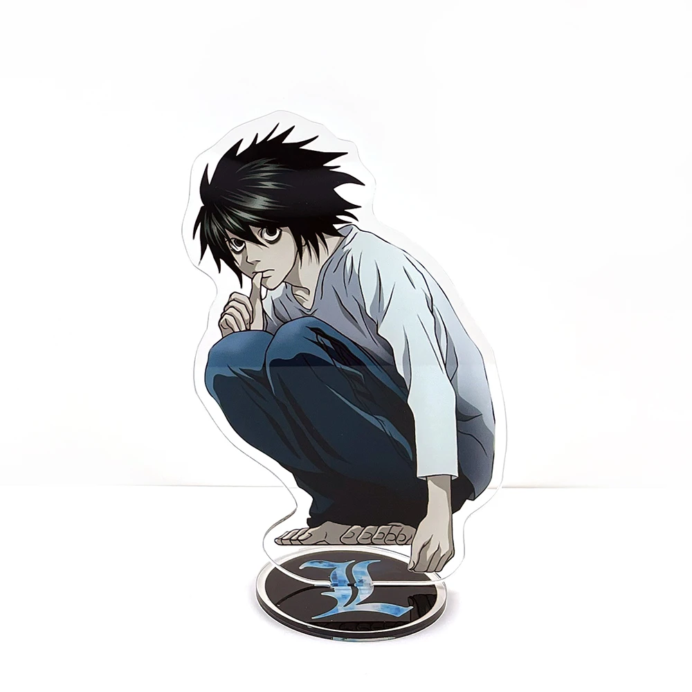 Death Note L Squatting Acrylic Stand Figure Model Plate Holder Cake ...