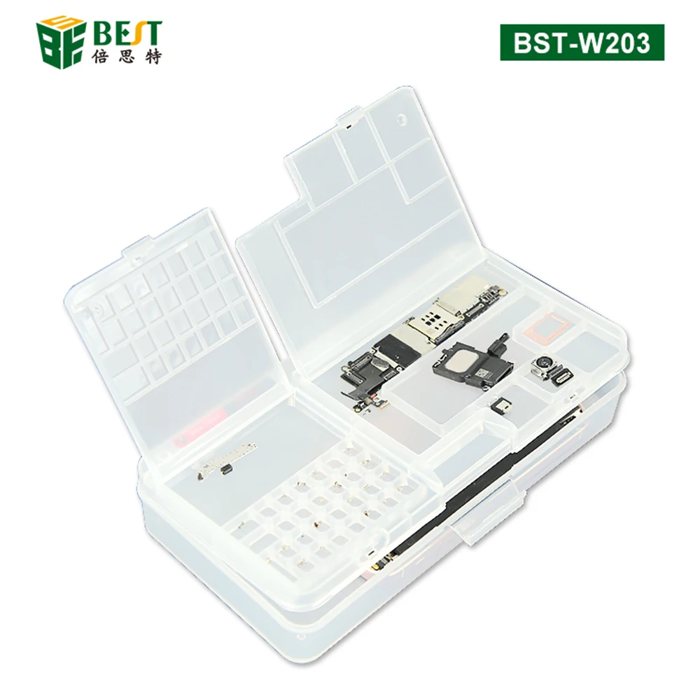1Piece Storage Box for iPhone LCD Screen Motherboard IC Chips Component ...
