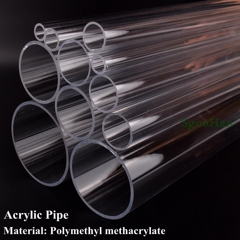 2pcs-OD-16-110mm-Transparent-Acrylic-Aquarium-Fish-Tank-Pipe-Plexiglass ...