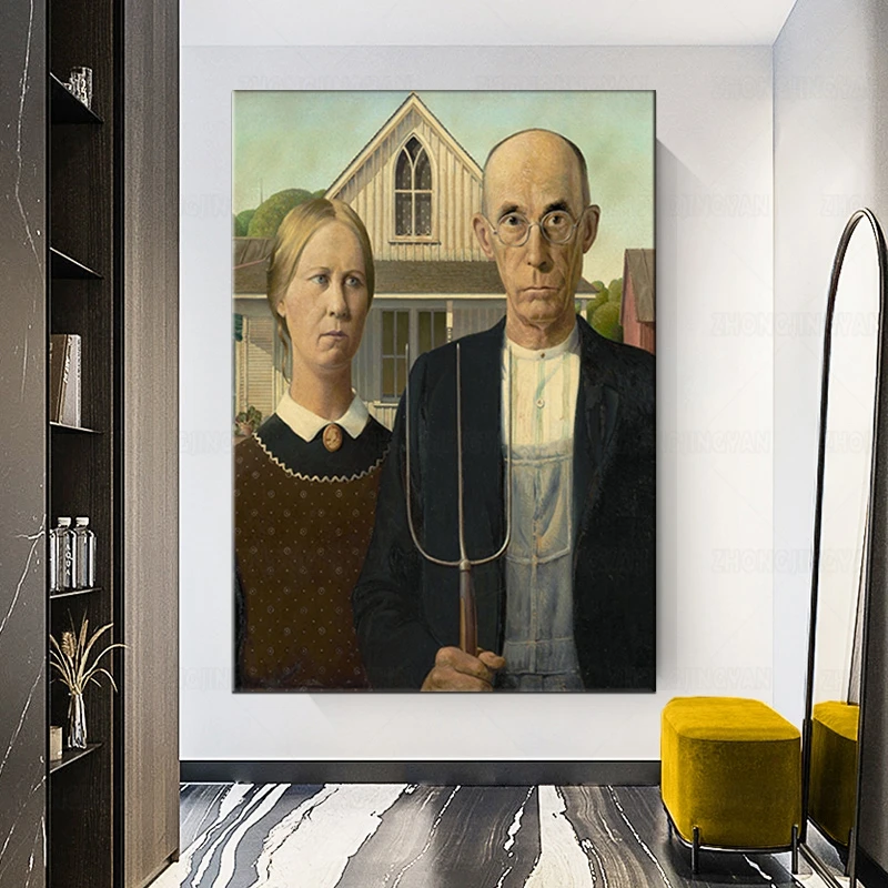 Grant Wood Famous Paintings