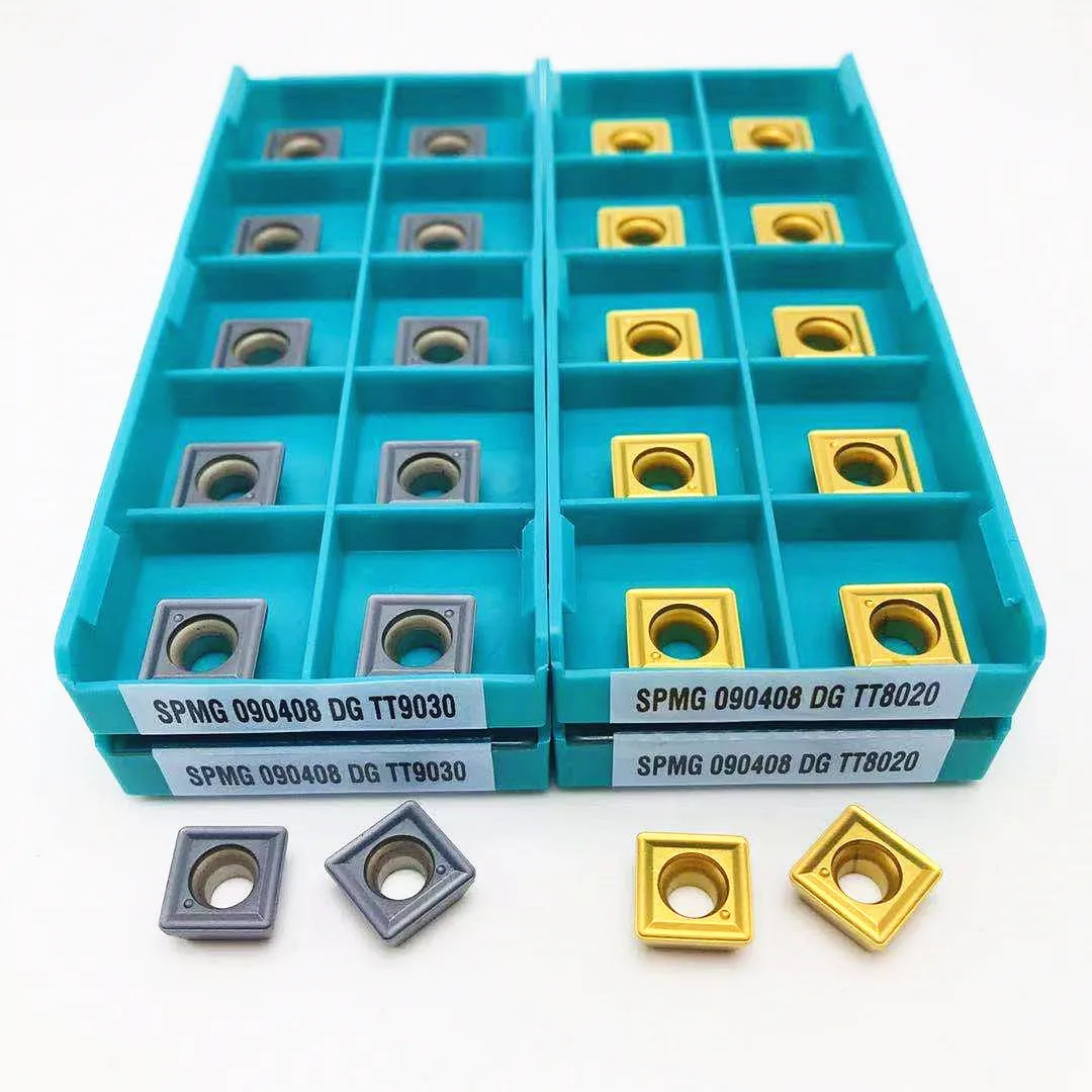 Carbide Spmg090408 Dg Tt9030 Tt8020 High Quality Cnc Lathe U Drill ...