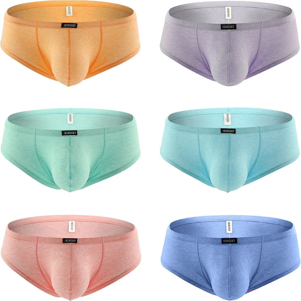 Men's Cotton Boxer Underwear Sexy Low Rise Men Pouch Boxer Shorts Soft ...