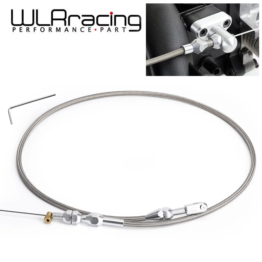 36-Throttle-Gas-Cable-Kit-Stainless-Steel-Braided-For-97-07-Chevrolet ...