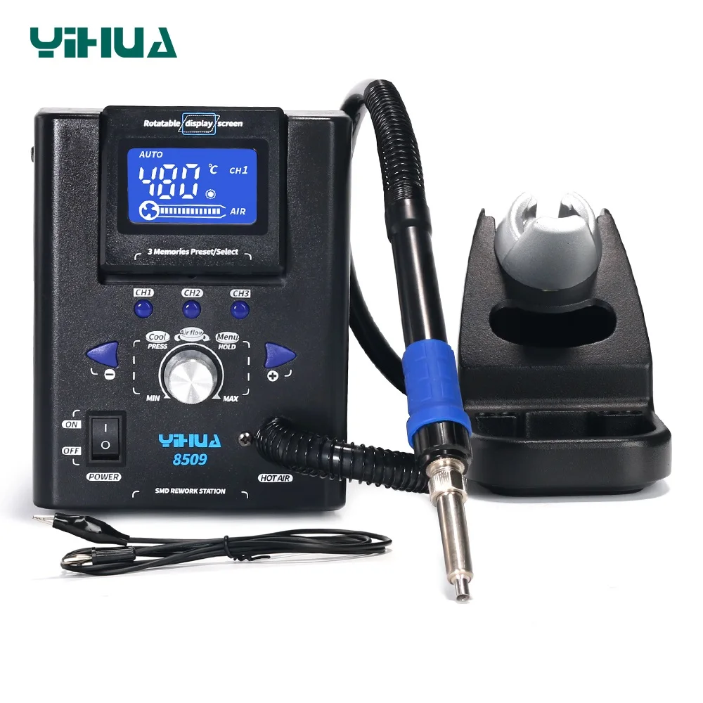 Yihua 8509 Hot Air Gun Soldering Station With 3.5/3/2.5/2 Mm ...