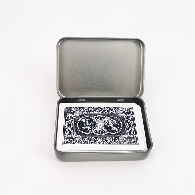 10*7*2cm rectangular tin box poker box usb metal case bank card box ...