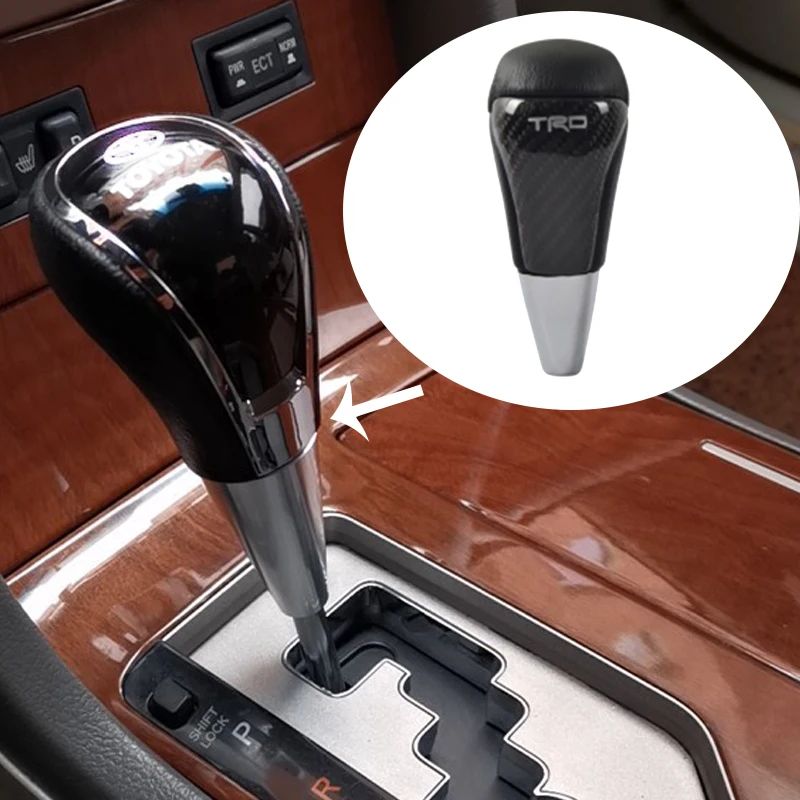 Automatic Gear Shift Knob Carbon for TOYOTA Land Cruiser LC200 Interior ...