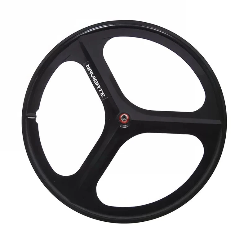 Magnesium Alloy Bike Wheel 700c Bicycle Rim 3 Spoke Fixietri Front Rear ...