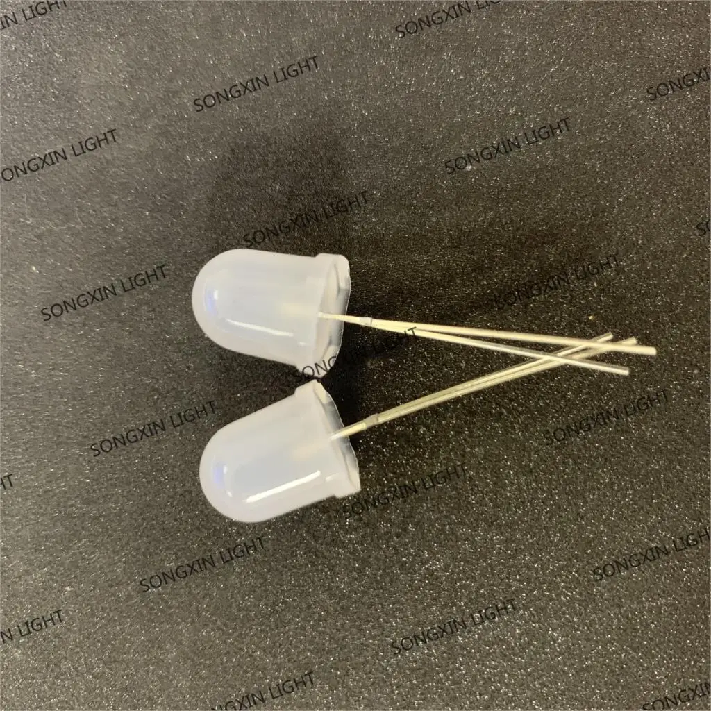 10pcs 10mm Misty LED Diffused Kit 10 mm 3V Green Red Blue Yellow White ...