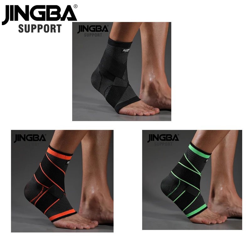JINGBA-SUPPORT-1PCS-3D-Nylon-Bandage-Ankle-Support-Football-Basketball ...