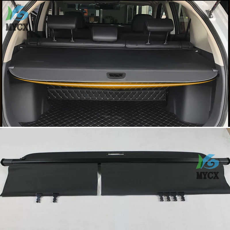 Brand New! Fabric Rear Trunk Security Shield Cargo Cover Black For ...