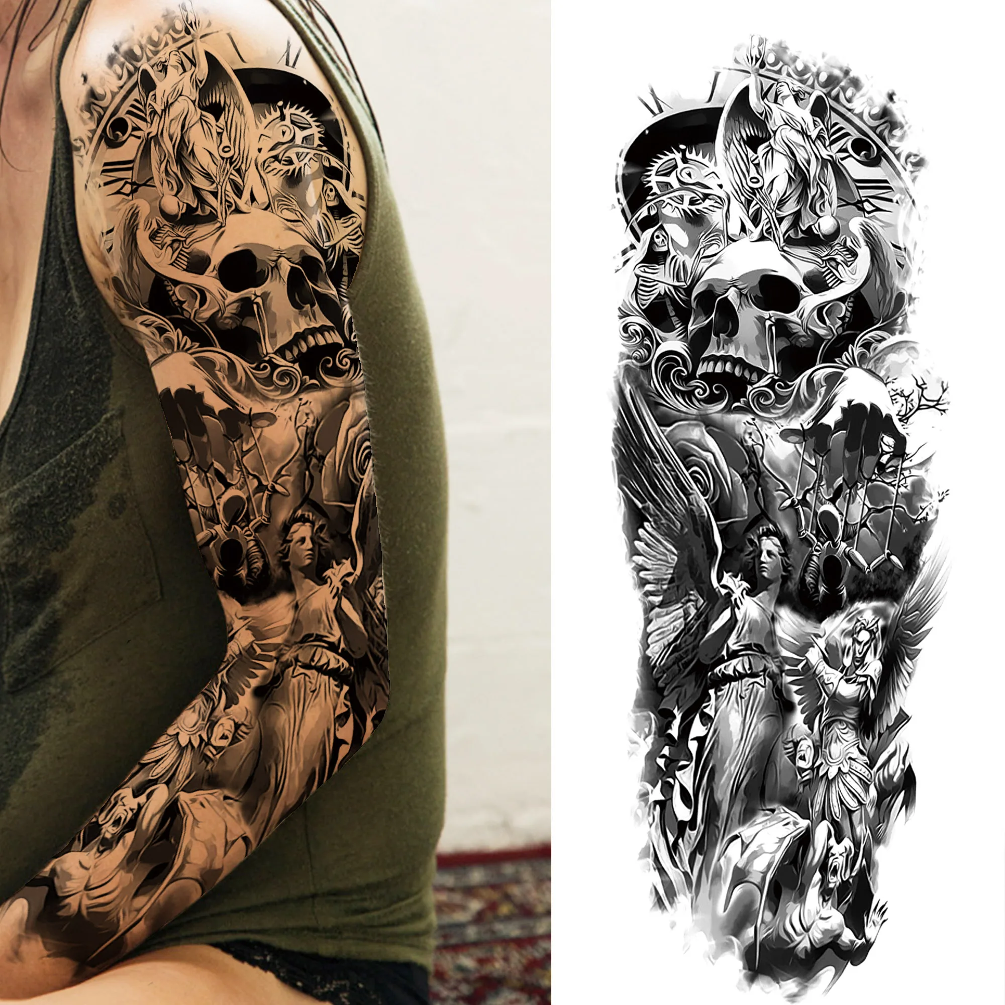 Dove Skeleton Tattoo