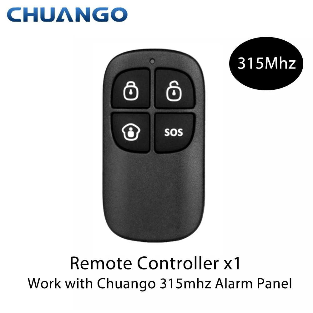 Wireless High Performance Portable Remote Control 4 Buttons For Chuango ...