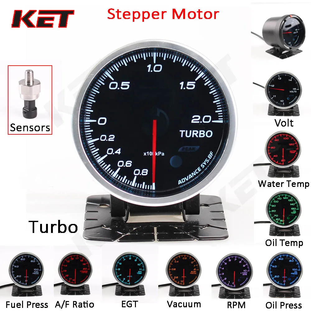 Defi Auto Gauge Meter Water temperature Oil Temperature Oil Pressure RPM Tachometer Vacuum Turbo ...
