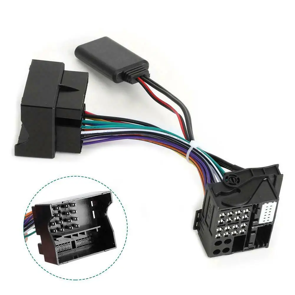 Câble,Adaptateur de câble Audio Bluetooth pour voiture, pour Mercedes ...