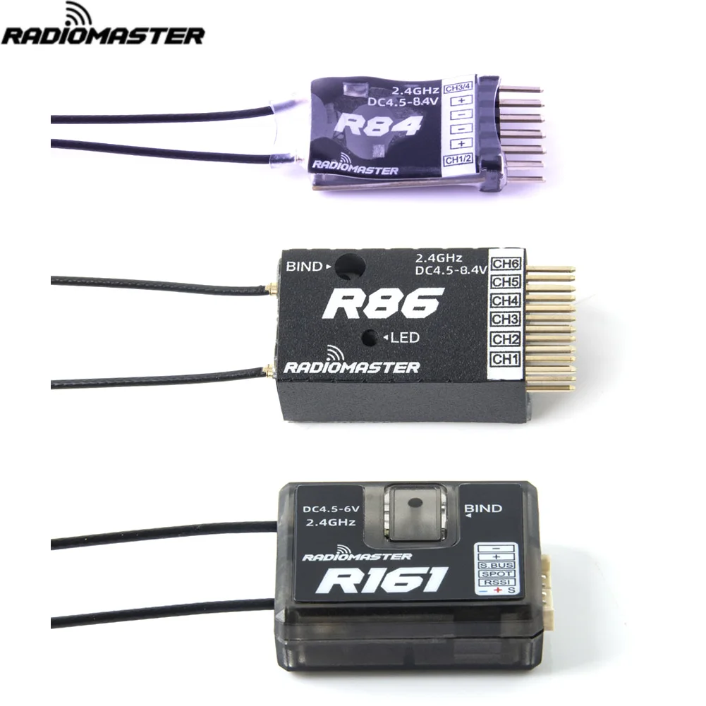 ขายตรง Radiomaster R81 R84 R86 R86C R88 R161 4CH 6CH 8CH 16CH Receiver ...