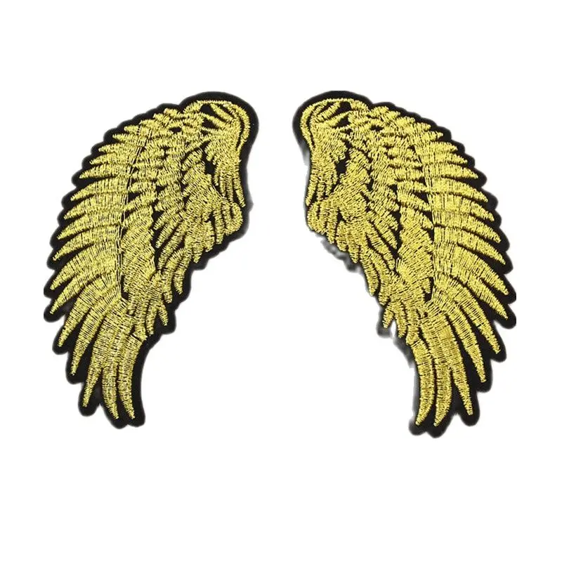 Angel-wings-Sequin-patches-gold-silver-Angel-Devil-iron-Patch-for ...