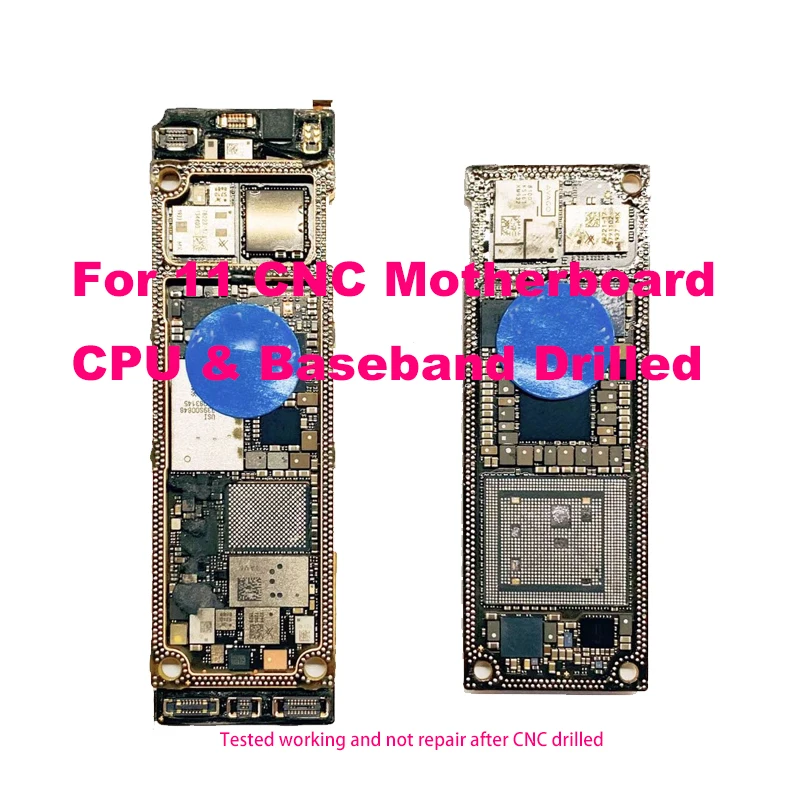 CNC-Board-Drilled-CPU-Baseband-For-iPhone-11-11-Pro-11-pro-max-ICloud ...