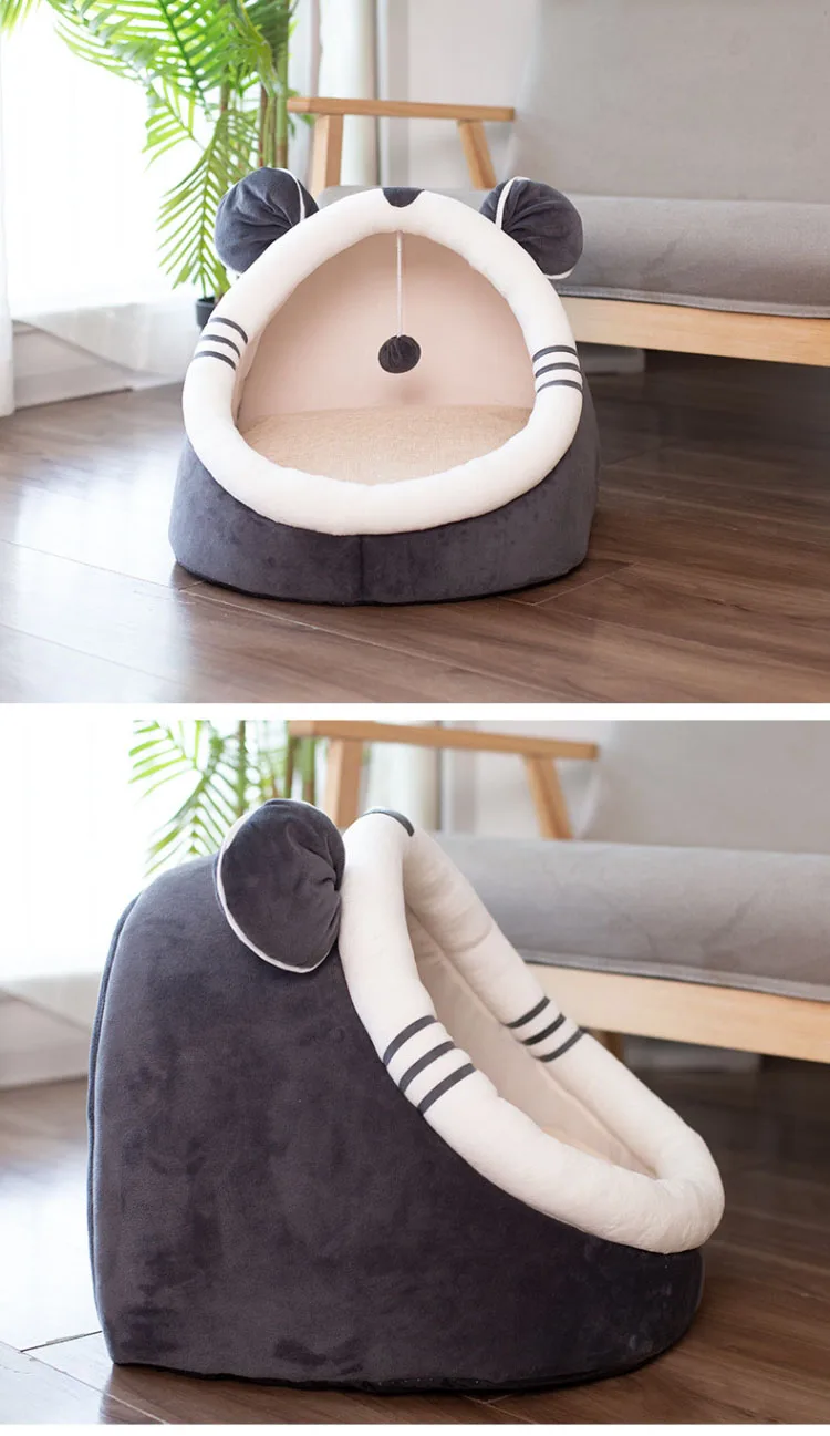 Lit pour animal domestique, niche pour chien, tente pour chat, nid ...